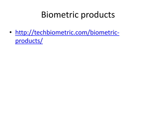 Biometric systems last1 | PPTX | Technology & Computing