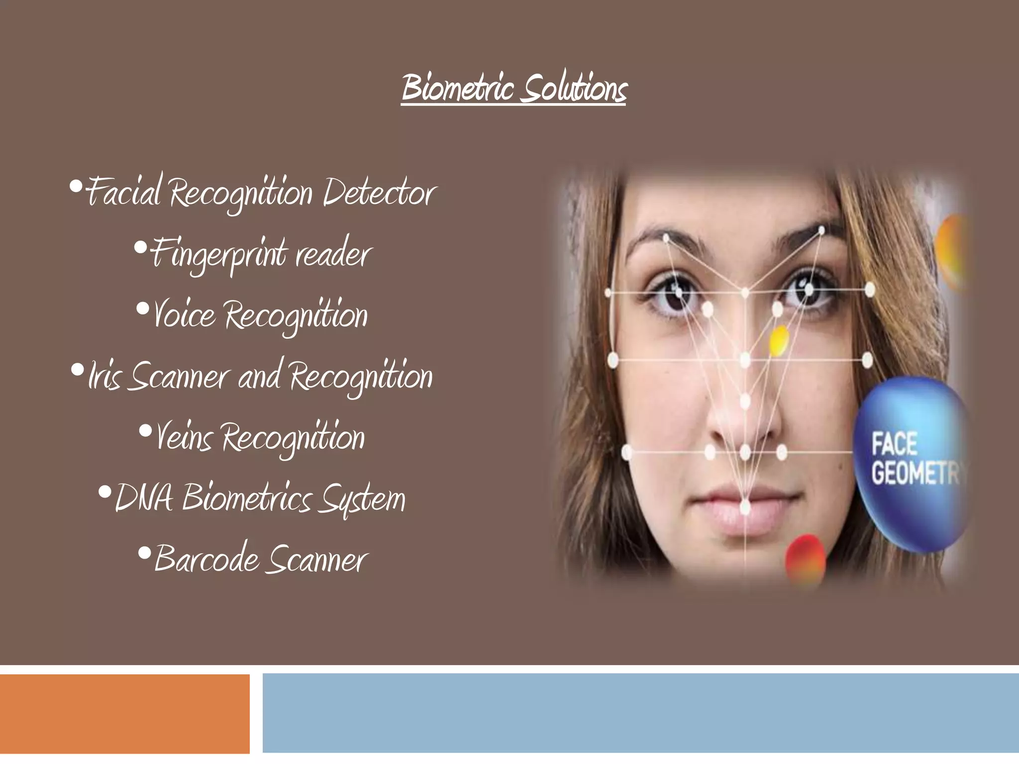 Biometric technologies at the airport | PPTX