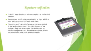 Biometric technology | PPTX