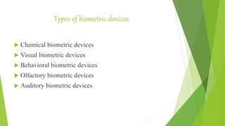 Biometric technology | PPT