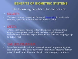 Biometric technology | PPT