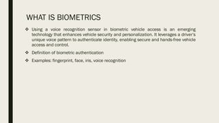 Biometric_vehicle_access 2k25.pdf....... | PDF
