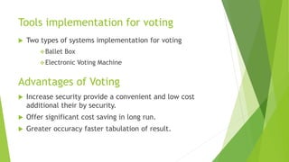 Biometric Voting System | PPTX