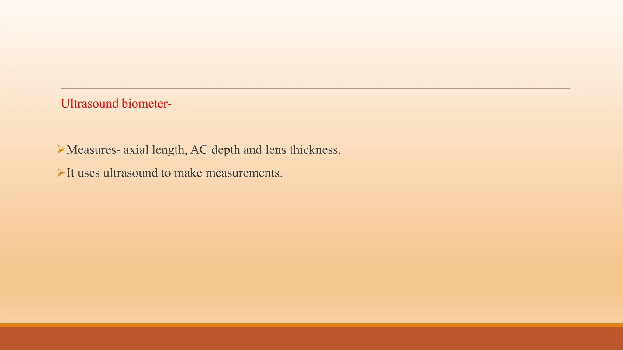 Ocular Biometry- IOL calculation methods | PPTX