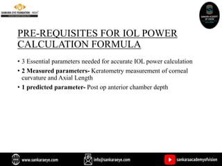 Biometry- Iol power and calculation final ppt.pptx