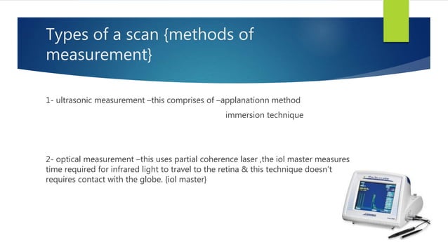 Biometry | PPTX | Eye and Vision Conditions | Diseases and Conditions