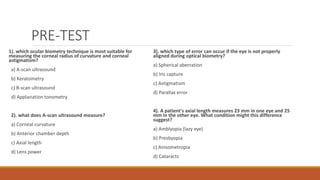 OCULAR BIOMETRY AND IOL.pptx
