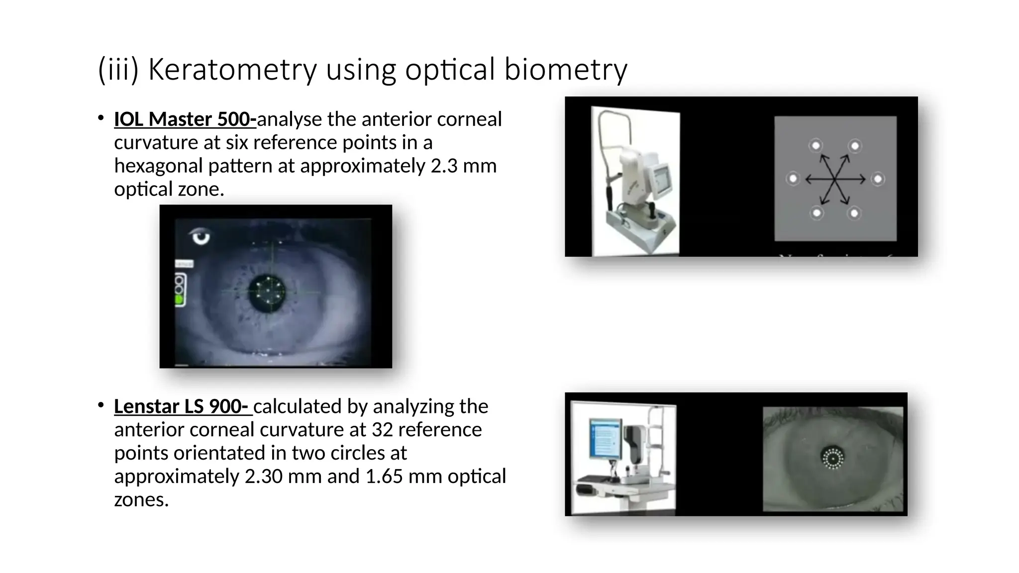 Biometry With Basics Of Keratometry A Scan And Iol Power Calculation Formulae Pptx Eye And