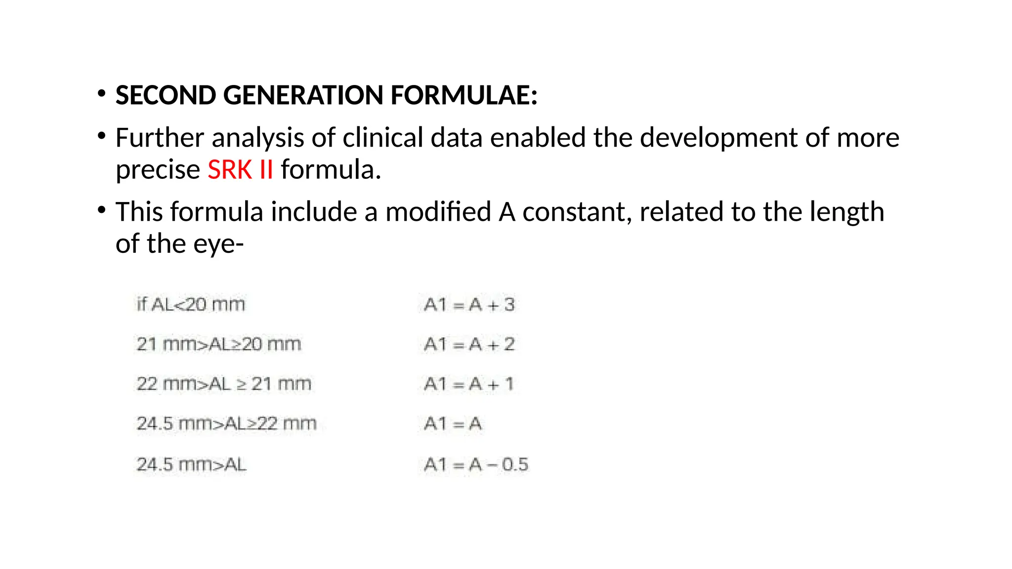 Biometry With Basics Of Keratometry A Scan And Iol Power Calculation Formulae Pptx Eye And