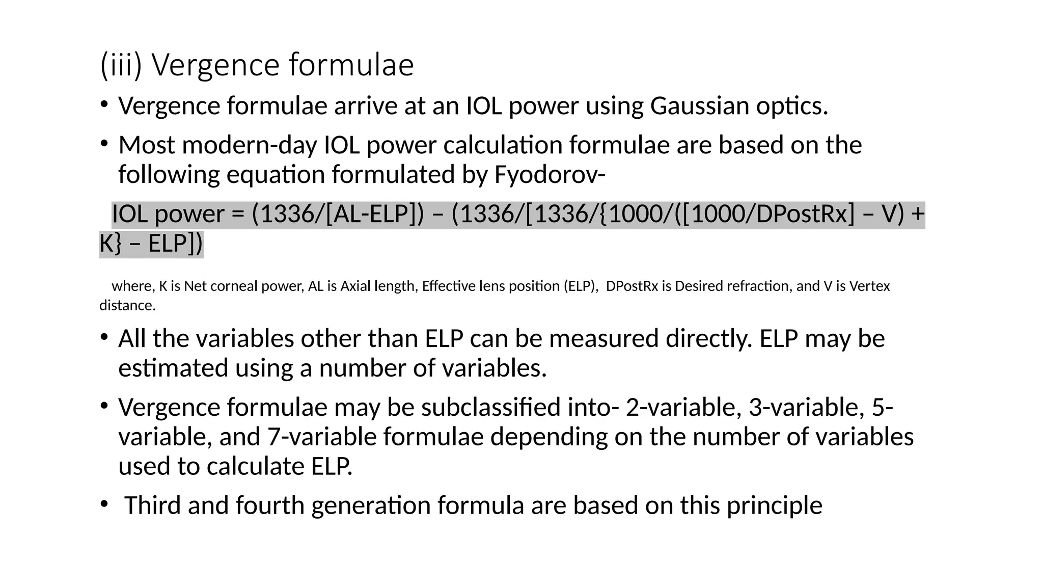 Biometry with basics of keratometry, A scan and iol power calculation ...