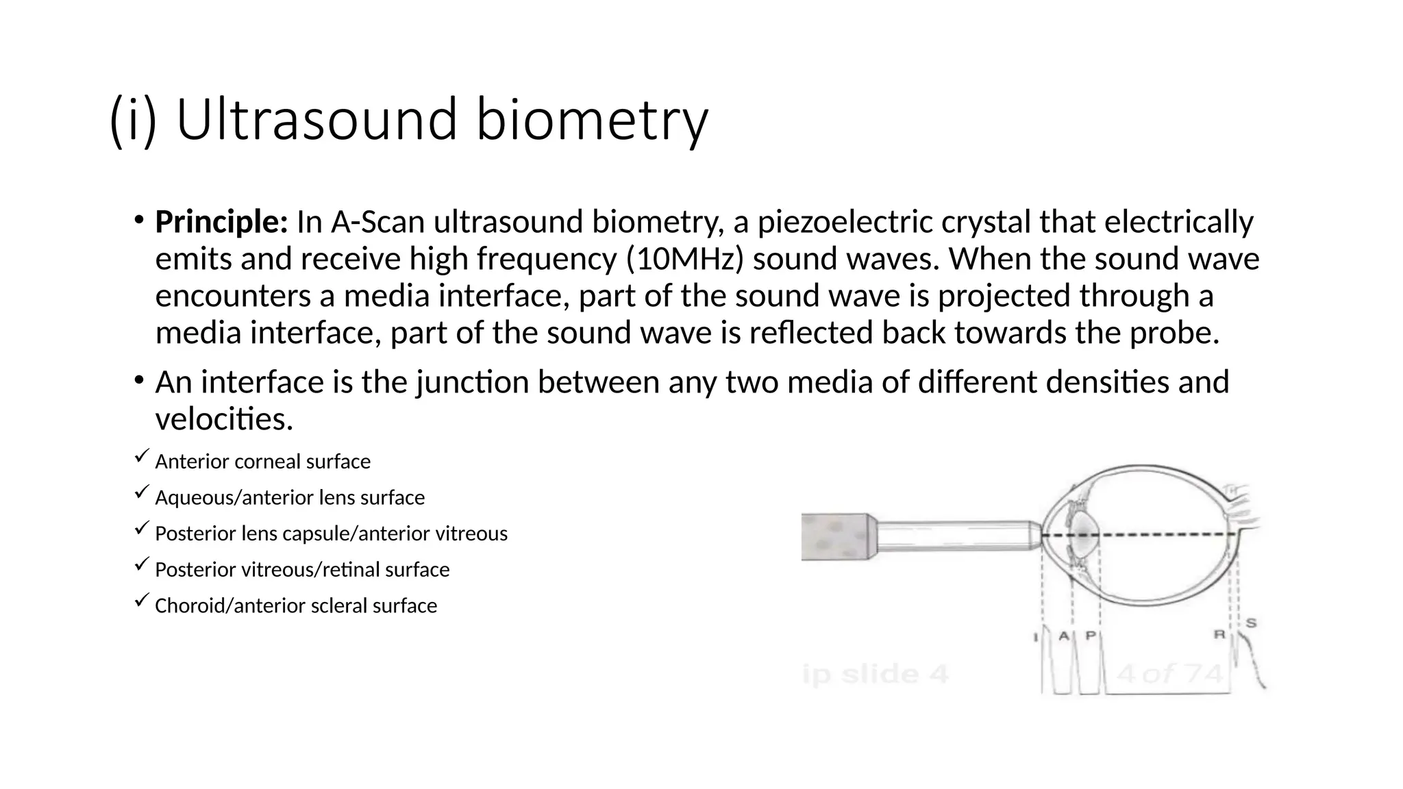 Biometry with basics of keratometry, A scan and iol power calculation ...