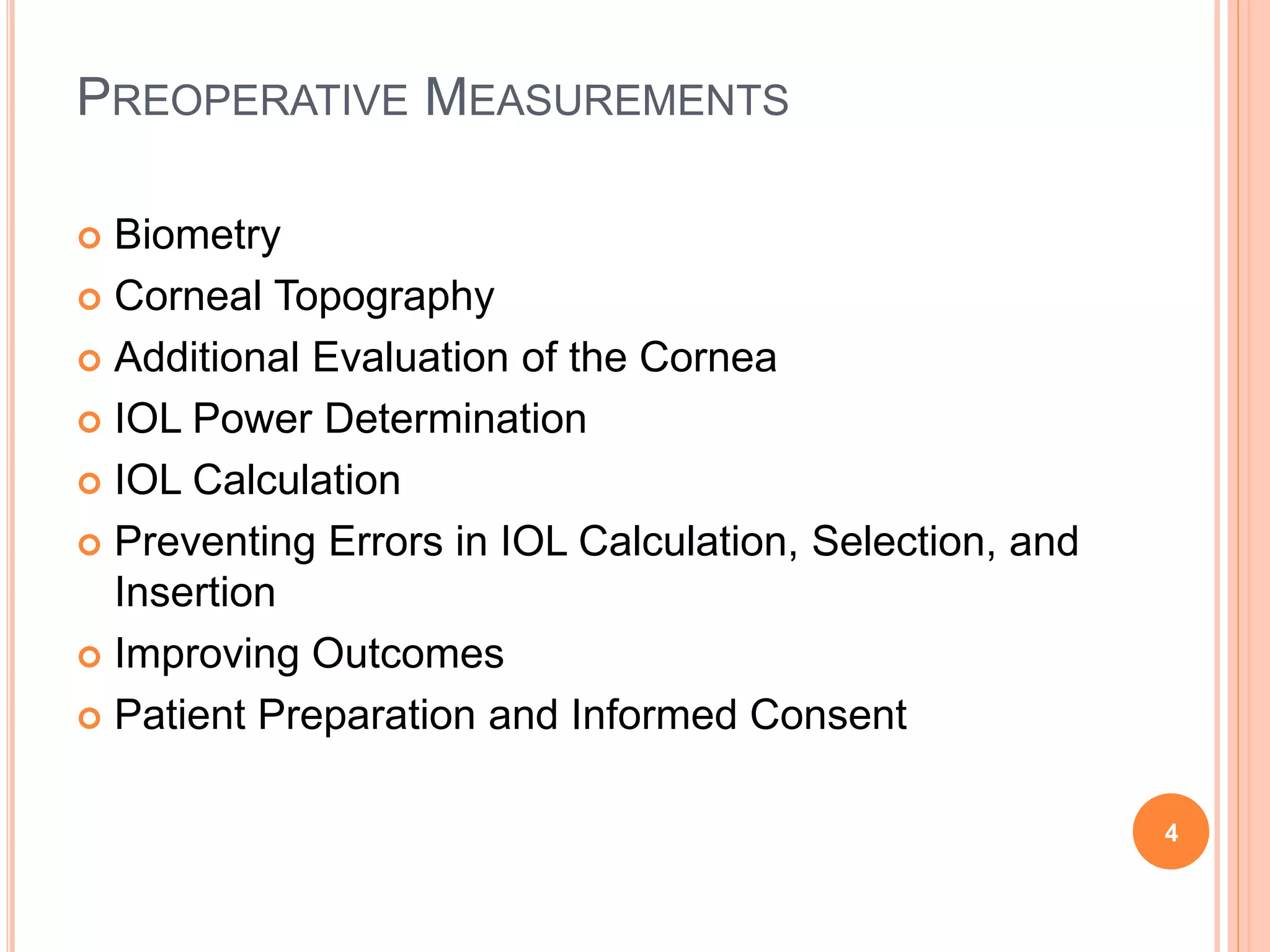 biometry for ON.ppt | Eye and Vision Conditions | Diseases and Conditions
