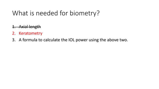 Biometry made easy | PDF | Eye and Vision Conditions | Diseases and ...