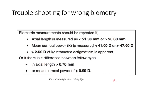Biometry made easy | PDF | Eye and Vision Conditions | Diseases and ...