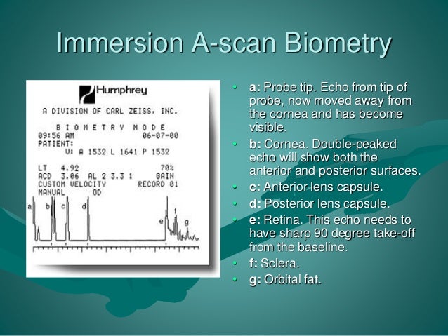 Biometry instruments & equipment