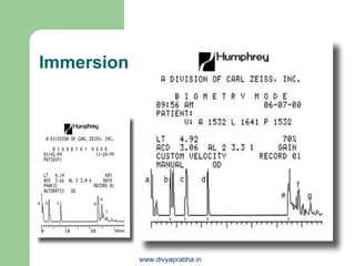 Biometry for Cataract | PPT