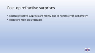Biometry mistakes and how to avoid | PPTX | Eye and Vision Conditions ...