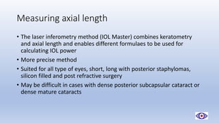 Biometry mistakes and how to avoid | PPTX | Eye and Vision Conditions | Diseases and Conditions