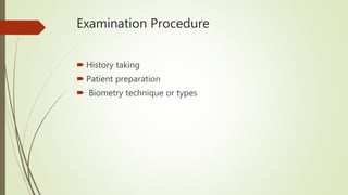 Biometry procedure | PPT