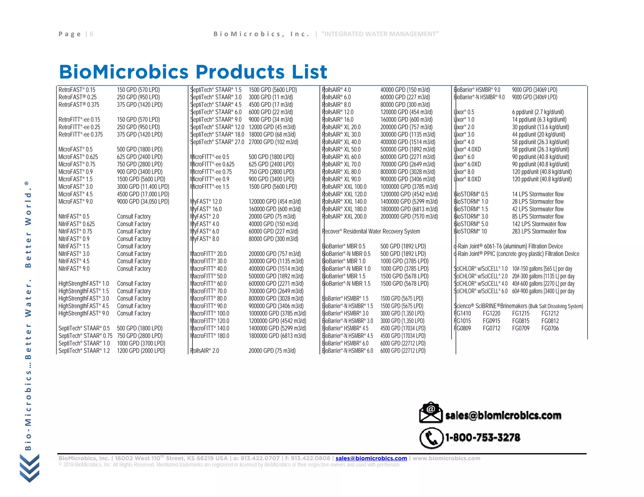 BioMicrobics Company Profile & Project Portfolio Book | PDF