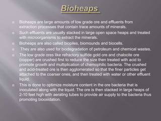 Biomining | PPTX