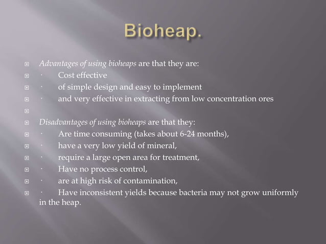 Biomining | PPTX | Chemistry | Science