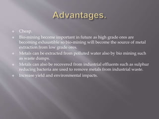 Biomining | PPTX