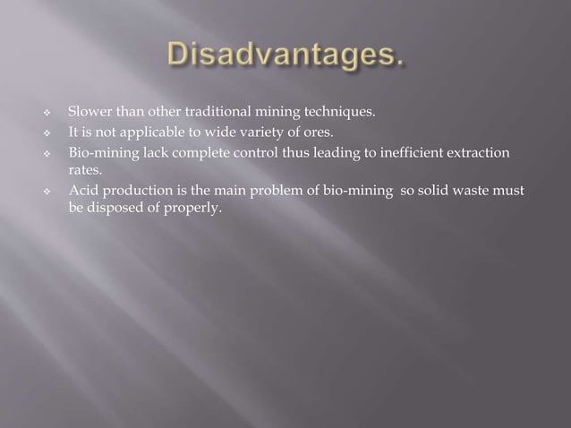 Biomining | PPTX | Chemistry | Science