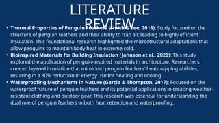 Biomimcry of Penguin Skin in Heat Regulation.pptx
