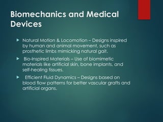 Biomimetic Design in Mechanical Systems ppt | PPTX