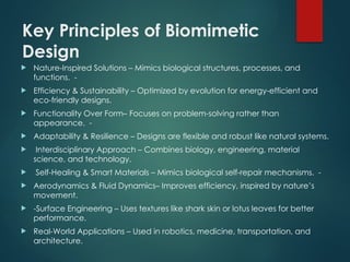 Biomimetic Design in Mechanical Systems ppt | PPT