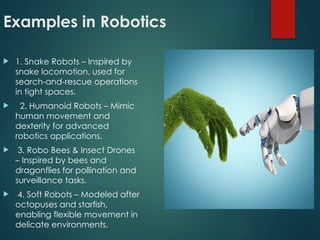 Biomimetic Design in Mechanical Systems ppt | PPTX
