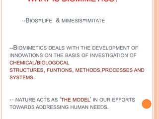 Biomimetics | PPTX