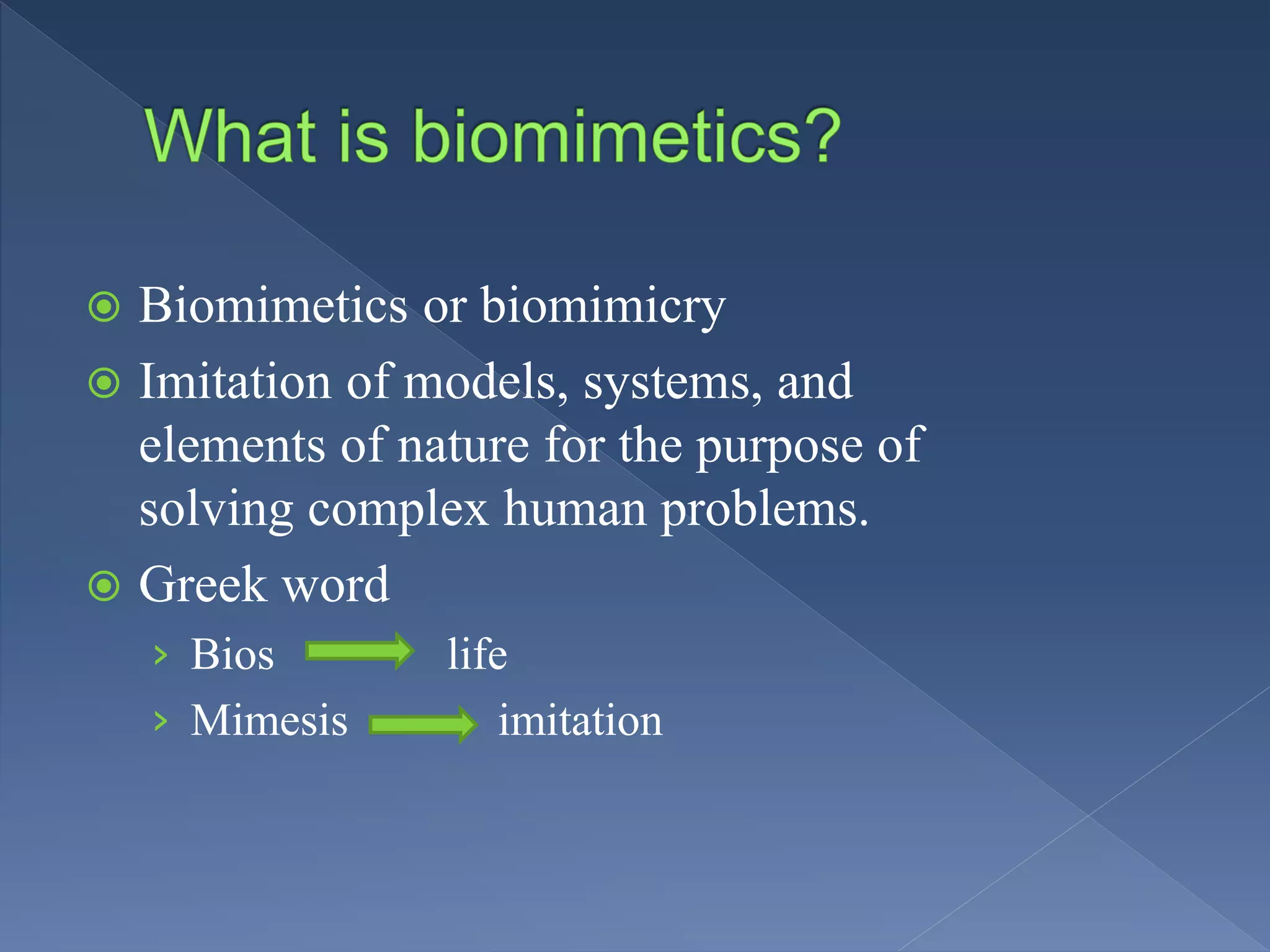 Biomimetics | PPTX