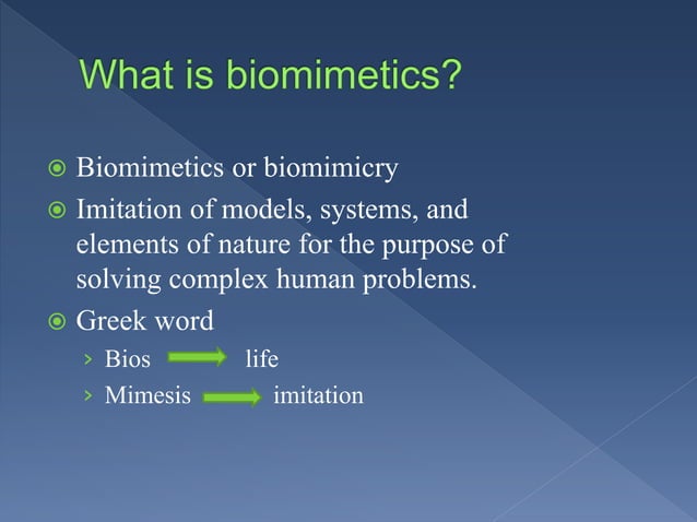 Biomimetics | PPTX