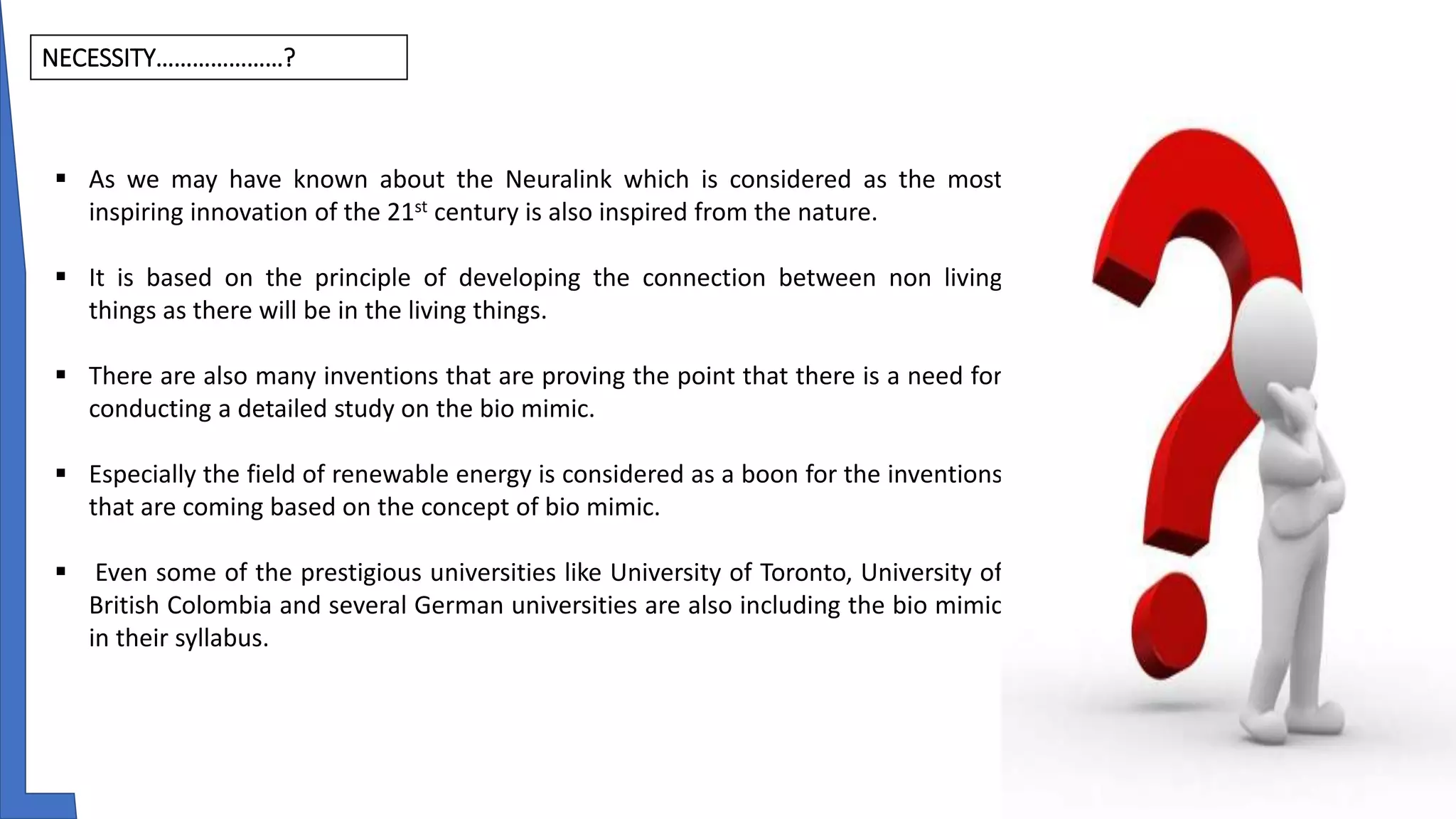 Bio mimic in renewable energy | PPT