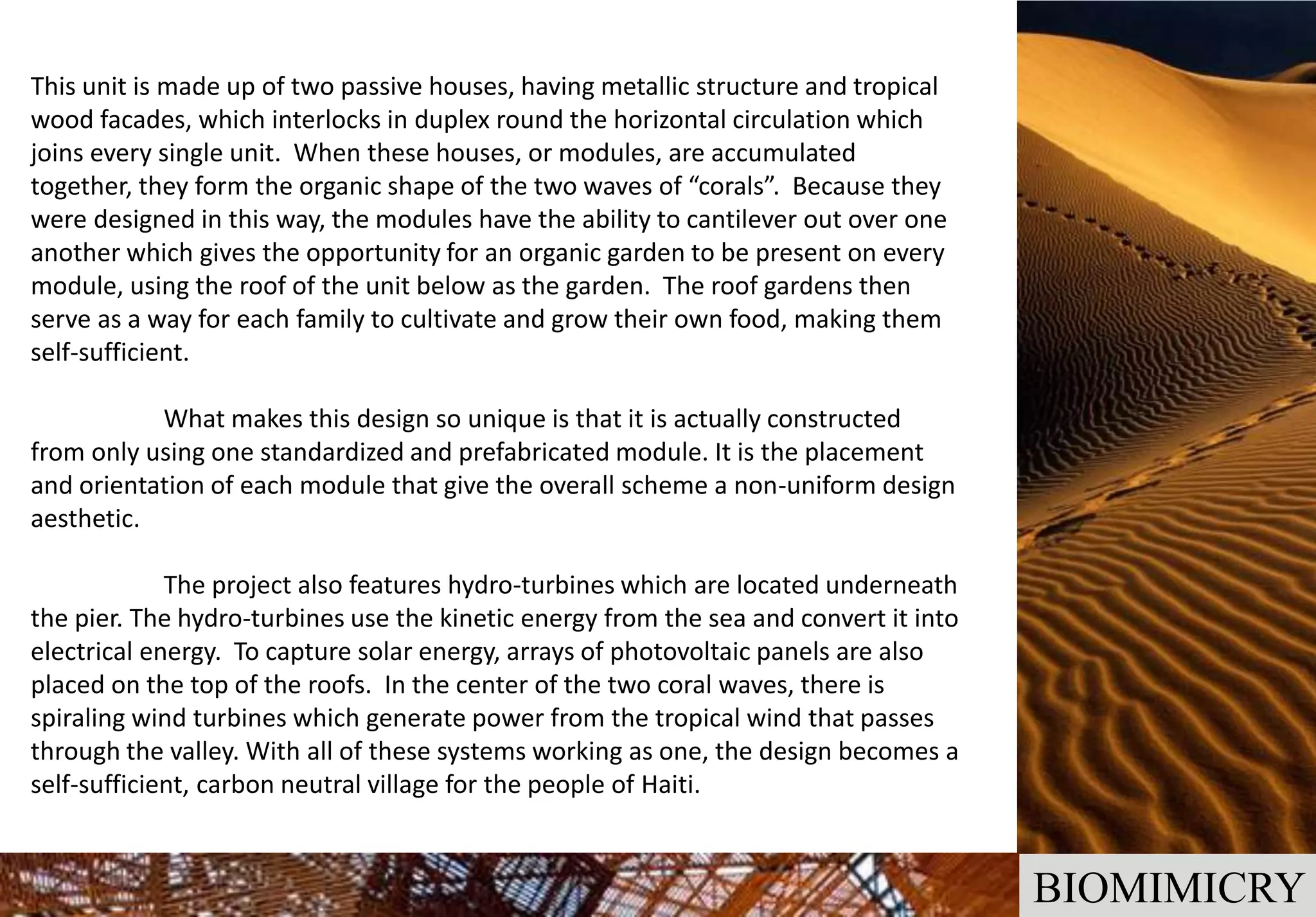 Biomimicry : source of architecture innovation | PPTX