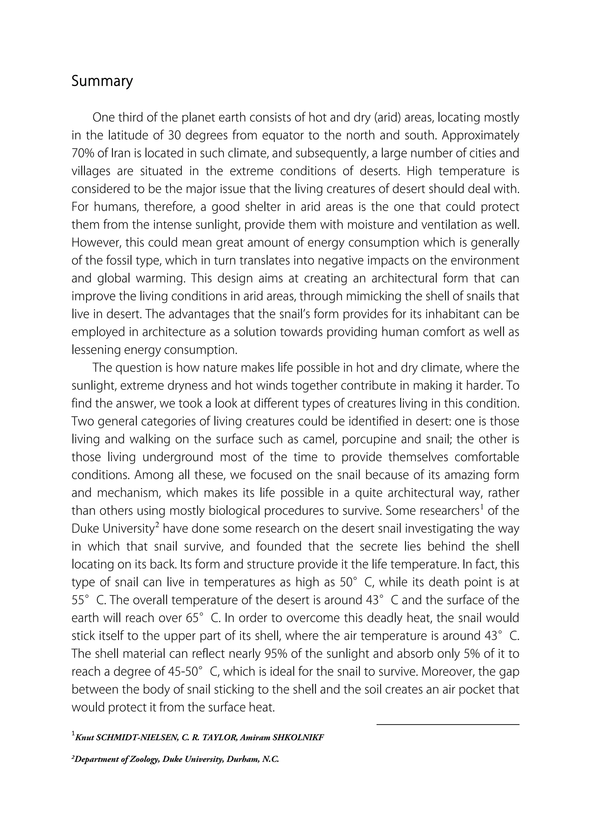 Biomimicry challenge2011 bioarch | PDF