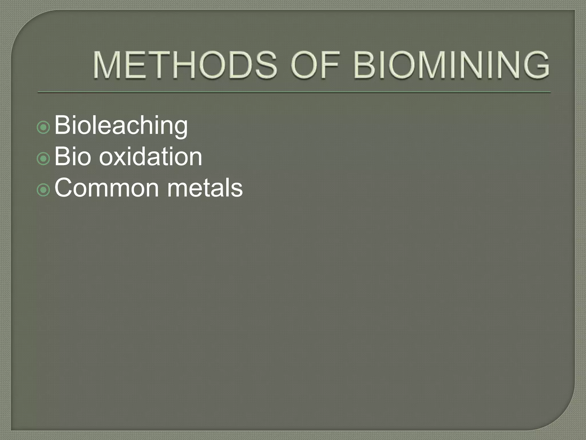 Biomining | PPTX