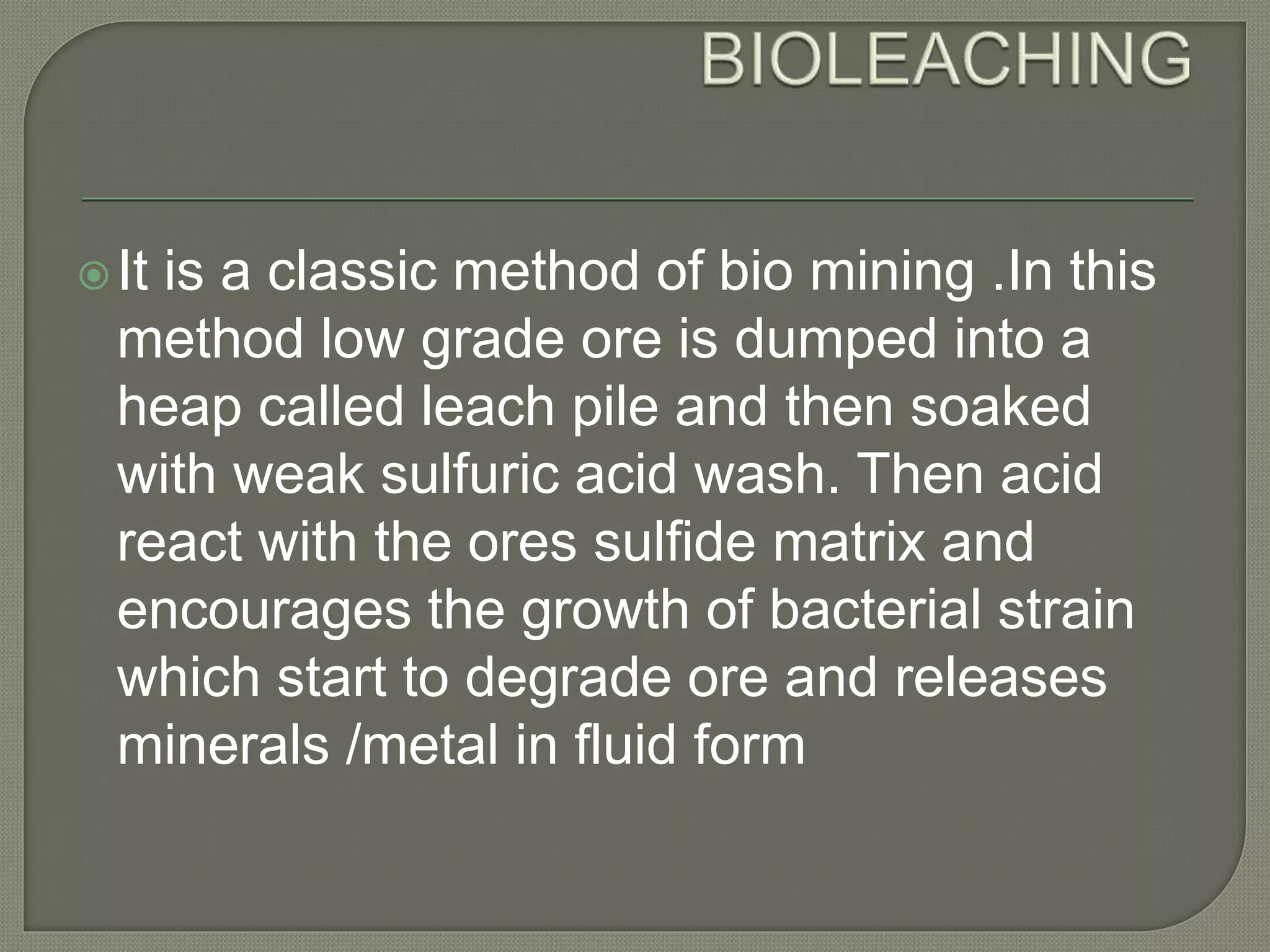 Biomining | PPTX
