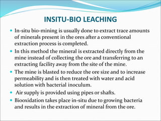 Bio mining methods | PPT