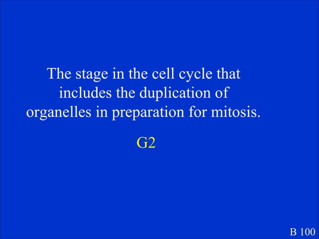 Bio mitosis meiosis jeopardy | PPT