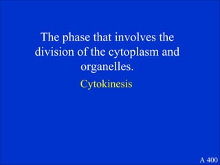 Bio mitosis meiosis jeopardy | PPT
