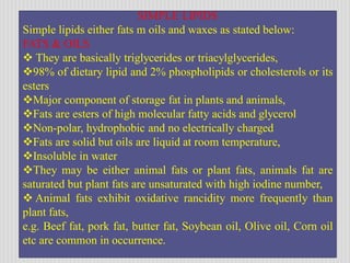 LIPIDS: Necessary but evil | PDF