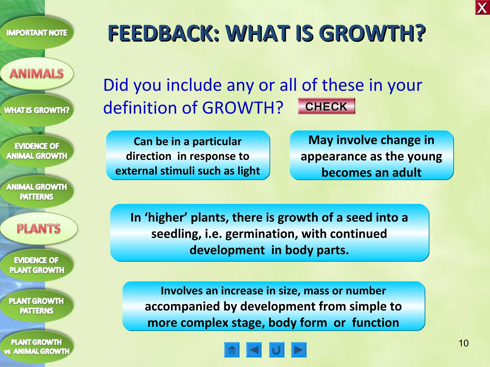 Biology M4 Growth in plants and animals | PPT