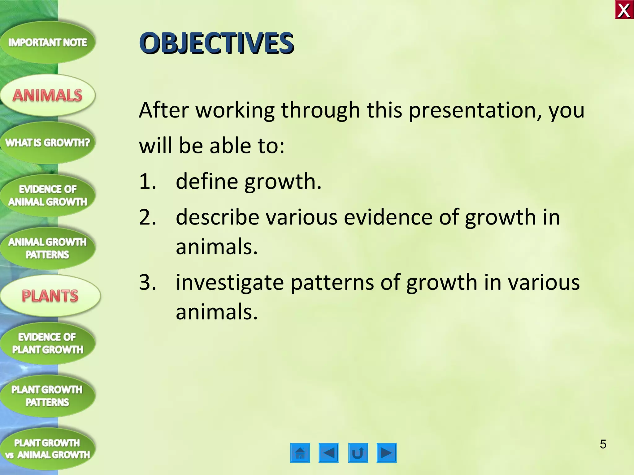 Biology M4 Growth in plants and animals | PPT