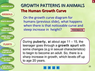 Biology M4 Growth in plants and animals | PPT