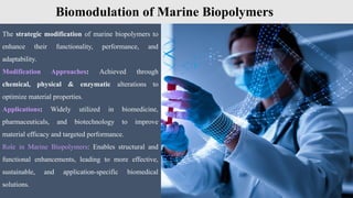 Biomodulation of Marine Biopolymers - Biomaterials for Biomedical [Read ...