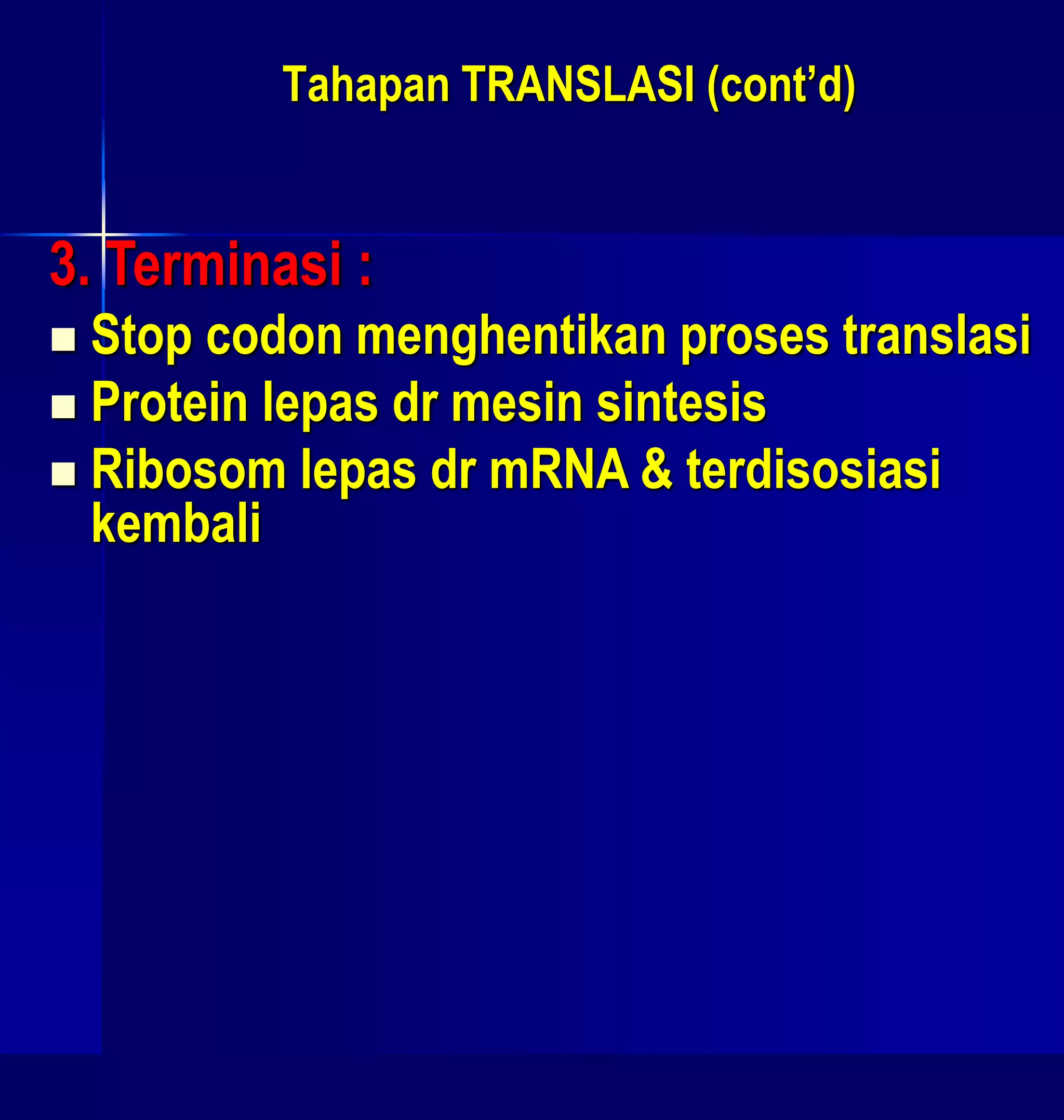 Biomol 7. translasi | PPT