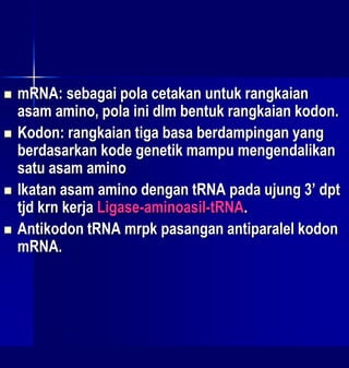 Biomol 7. translasi | PPT